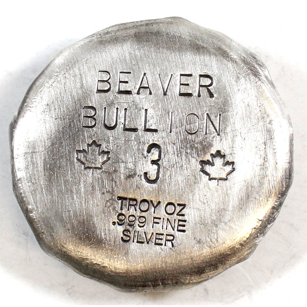 Beaver Bullion Day of the Dead 3oz. .999 Silver Round (No Tax) Scr/Ton ...