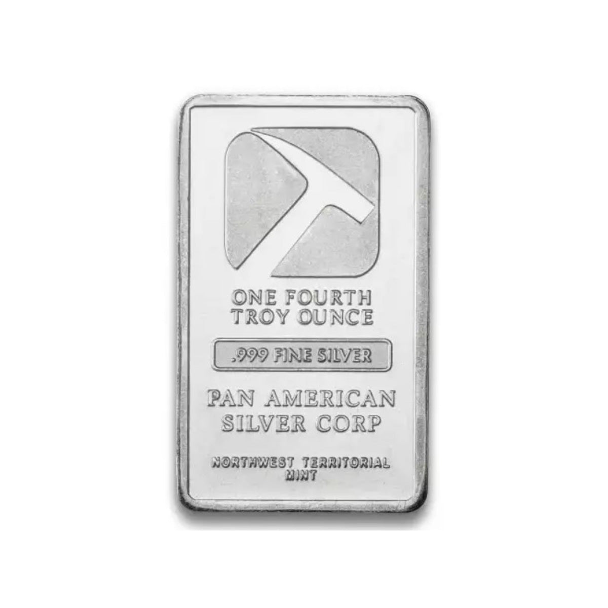 Pan American Silver Corp 1/4oz .999 Silver Bar (No Tax) Light Toning/S ...