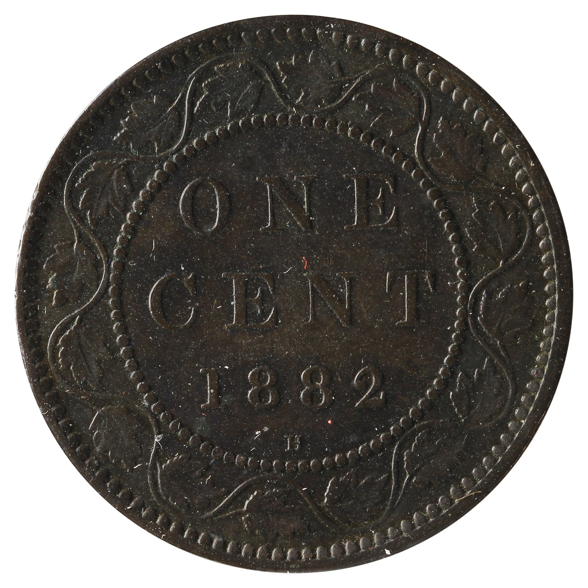1882H Obv. 1 Canada 1-cent VF-EF (VF30) – Colonial Acres Coins