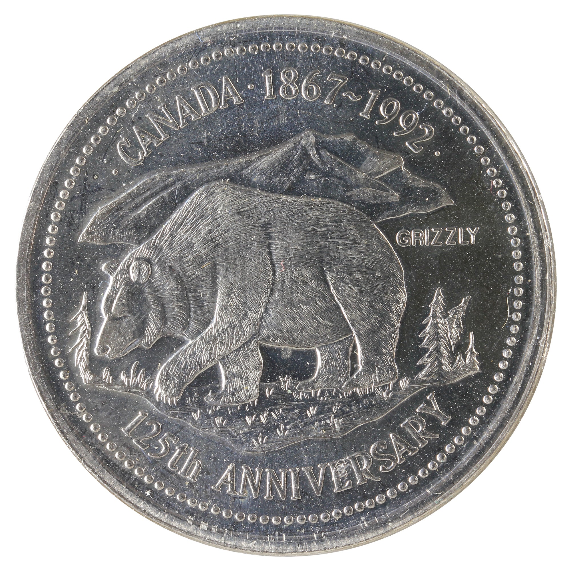 1992 Jasper Alberta 175th Anniversary Souviner Dollar Token – Colonial ...