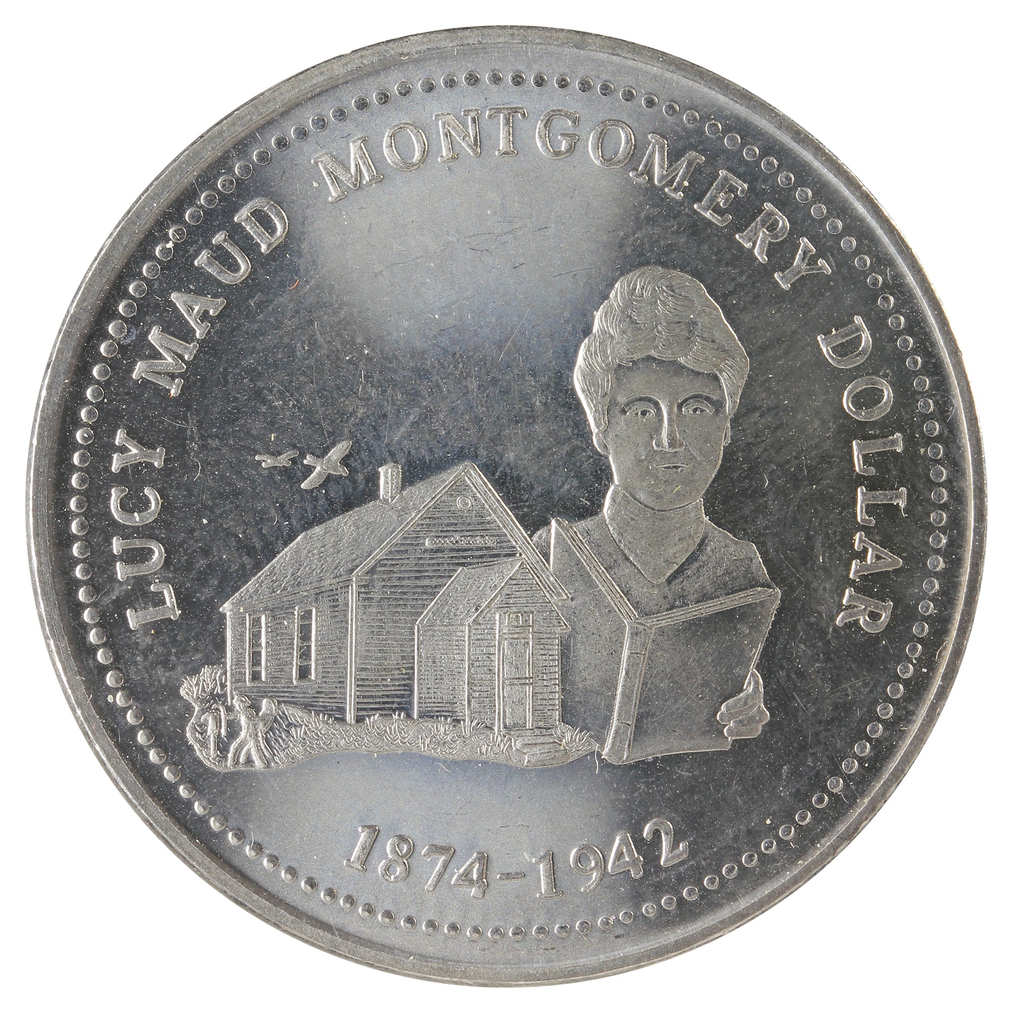 1992 Greater Summer Side, P.E.I - Lucy Maud Montgomery Dollar Token ...