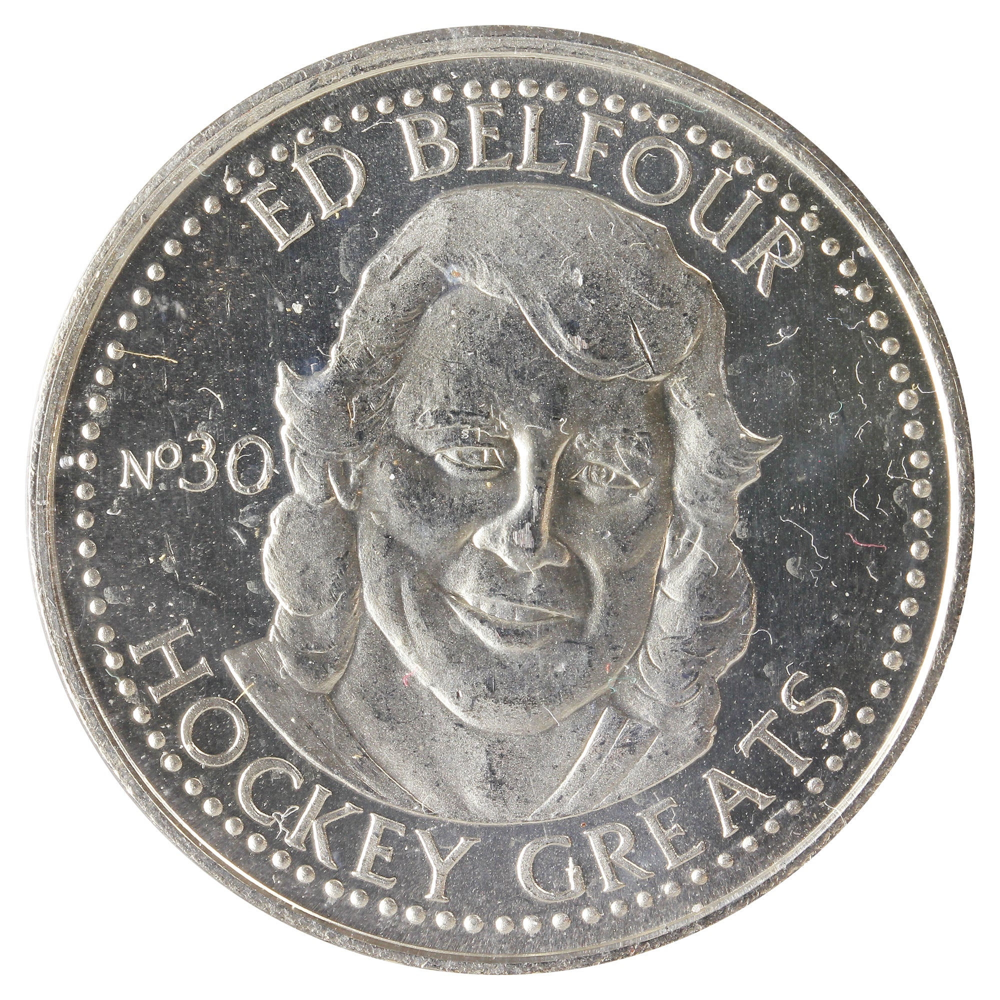 1996 Hockey Greats Ed Balfour No. 30 NHLPA Token – Colonial Acres Coins