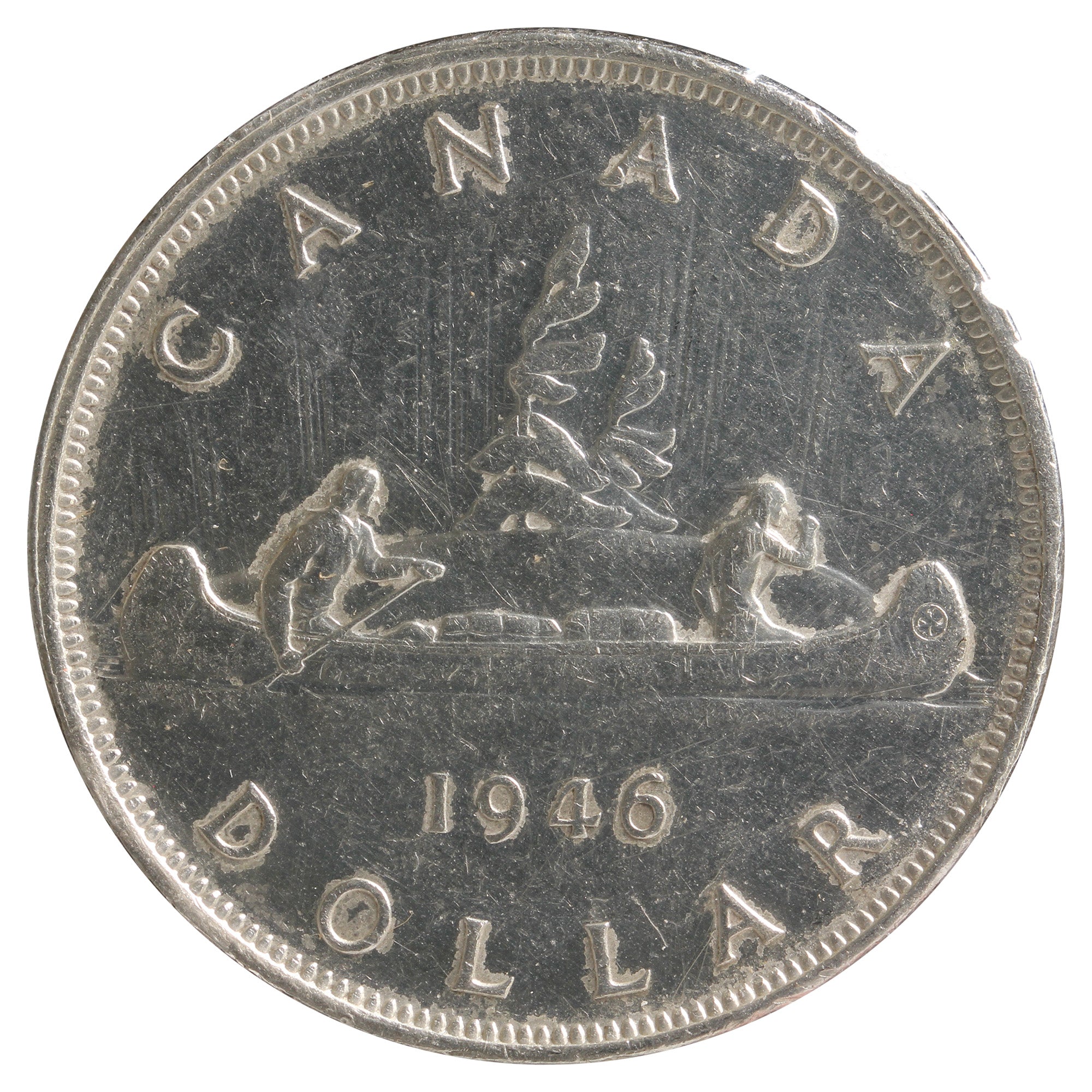1946 SWL Canada Dollar Extra Fine (EF-40) Impaired – Colonial Acres Coins
