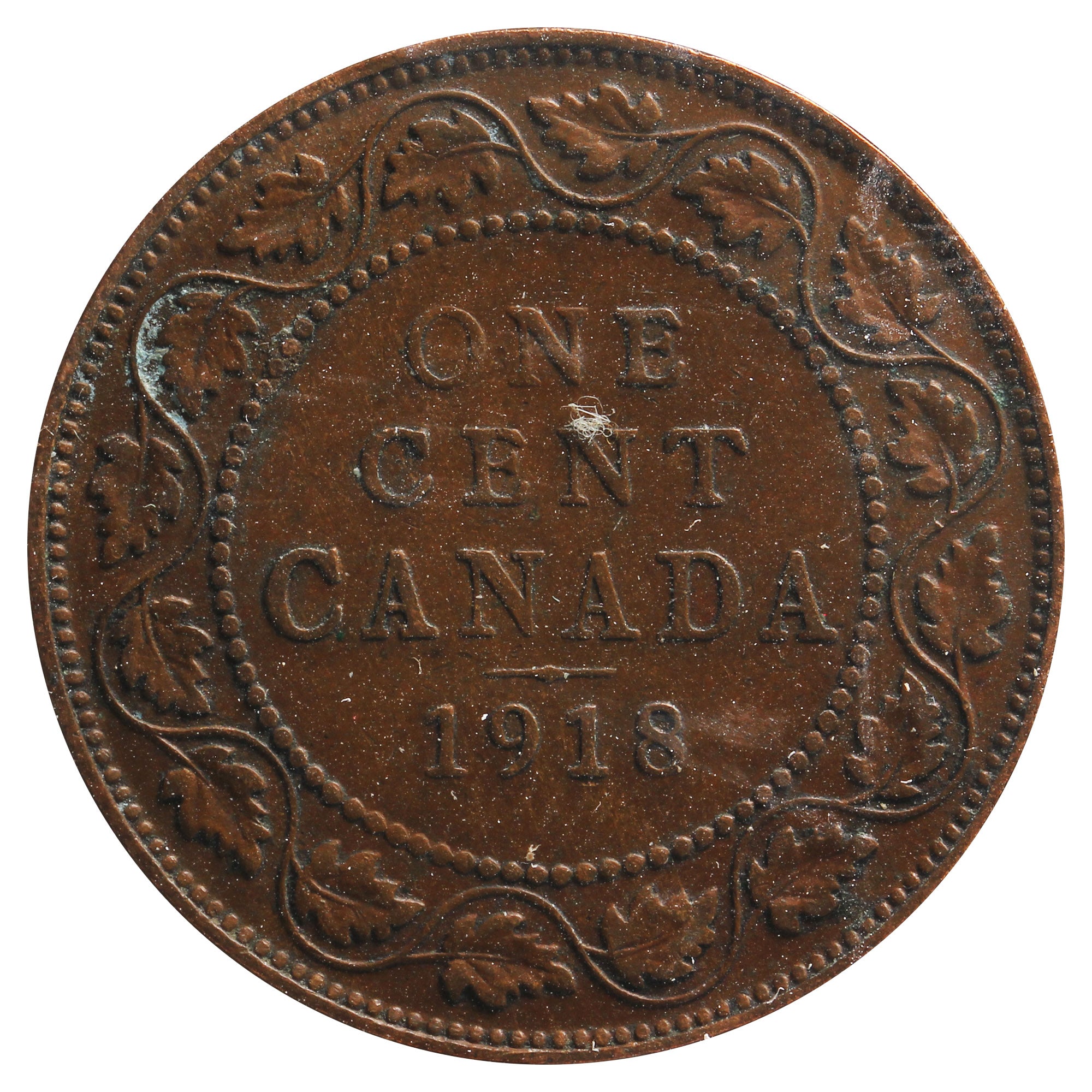 1918 Canada 1-Cent Very Fine (VF20) Scratched, Cleaned or Impaired – Colonial Acres Coins