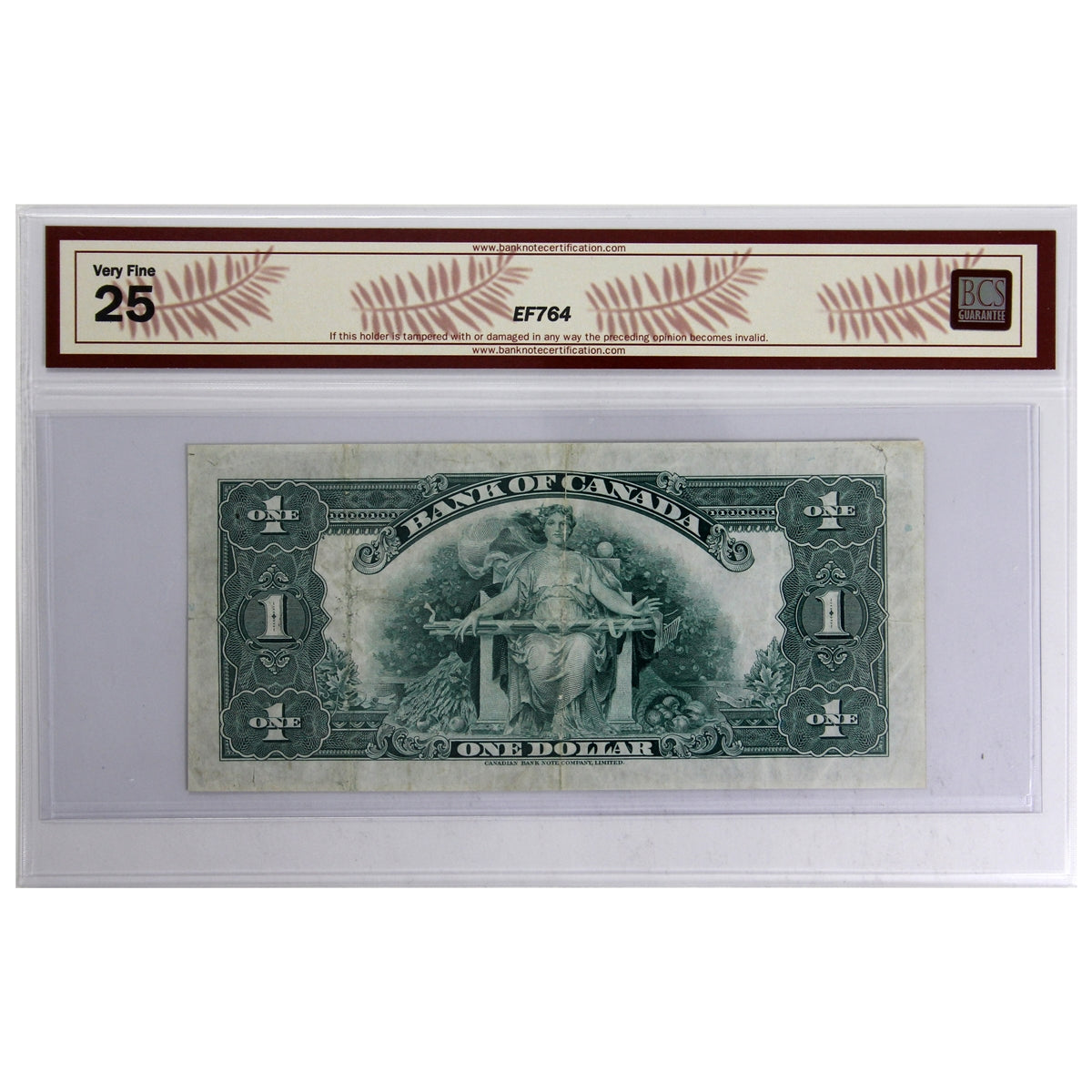 BC-1 1935 Canada $1 Osborne-Towers, English, Series A, Check B, BCS Ce – Colonial Acres Coins