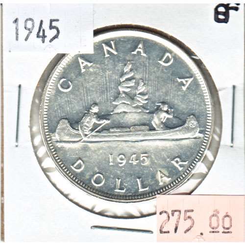 1945 Canada Dollar Extra Fine (EF-40) $ – Colonial Acres Coins