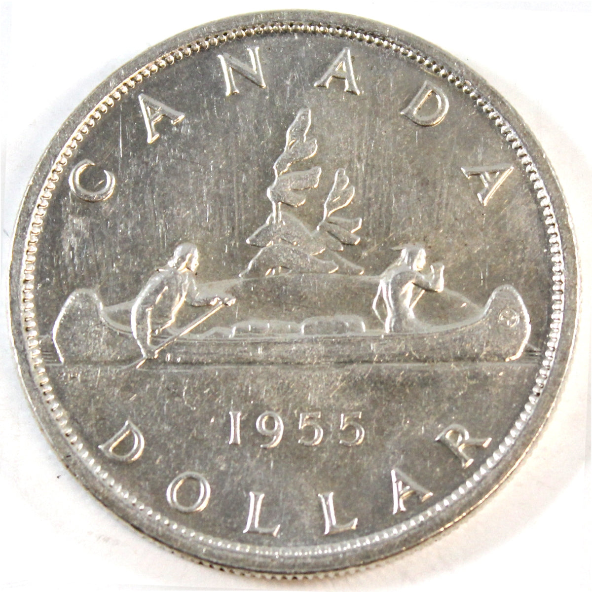 1955 Canada Dollar Extra Fine (EF40) – Colonial Acres Coins