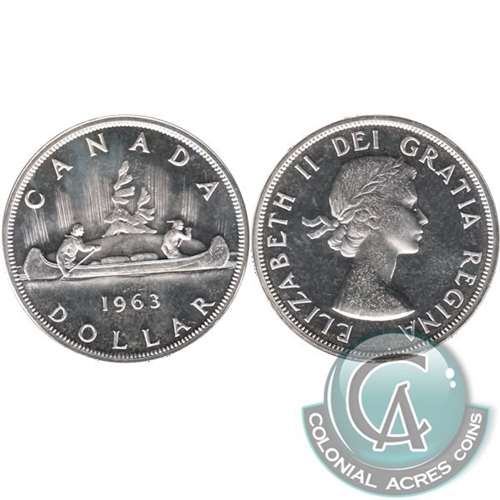 1963 Canada Dollar Proof Like – Colonial Acres Coins