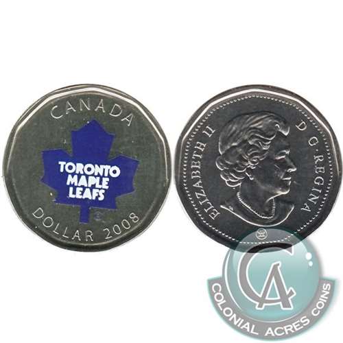 2008 Canada Toronto Maple Leafs Dollar Proof Like (from Puck ...