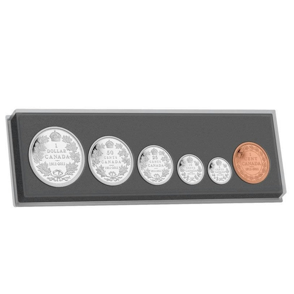 2011 Canada 1911 Silver Dollar Centennial Special Edition Proof Set ...