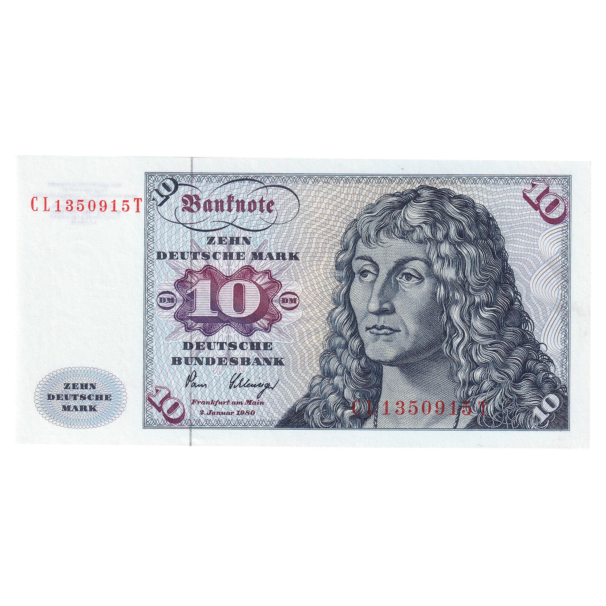 Germany 1980 10 Mark Note, Pick #31c – Colonial Acres Coins