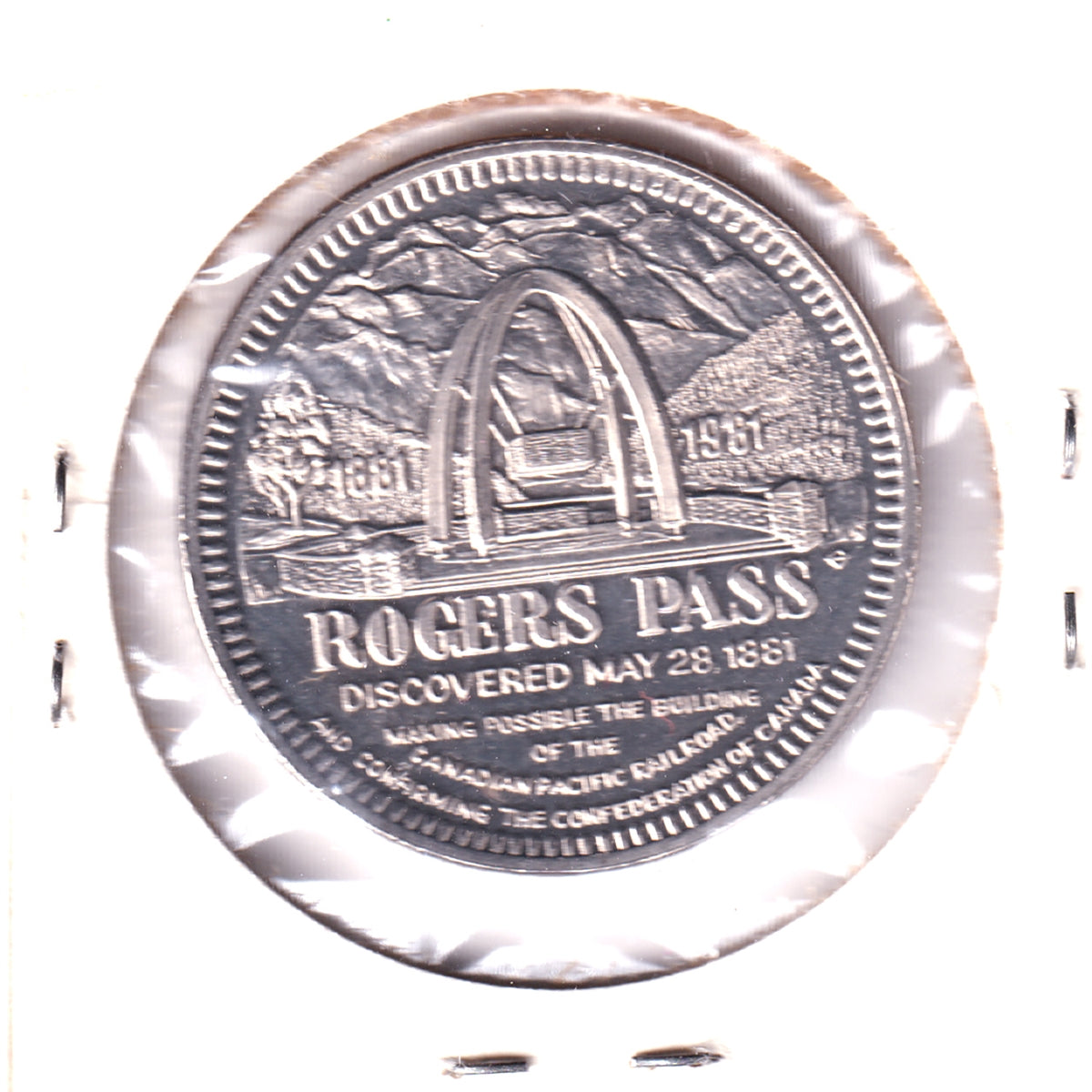 1981 Rogers Pass, BC, Northlander Motor Lodge Trade Dollar Token: Griz ...
