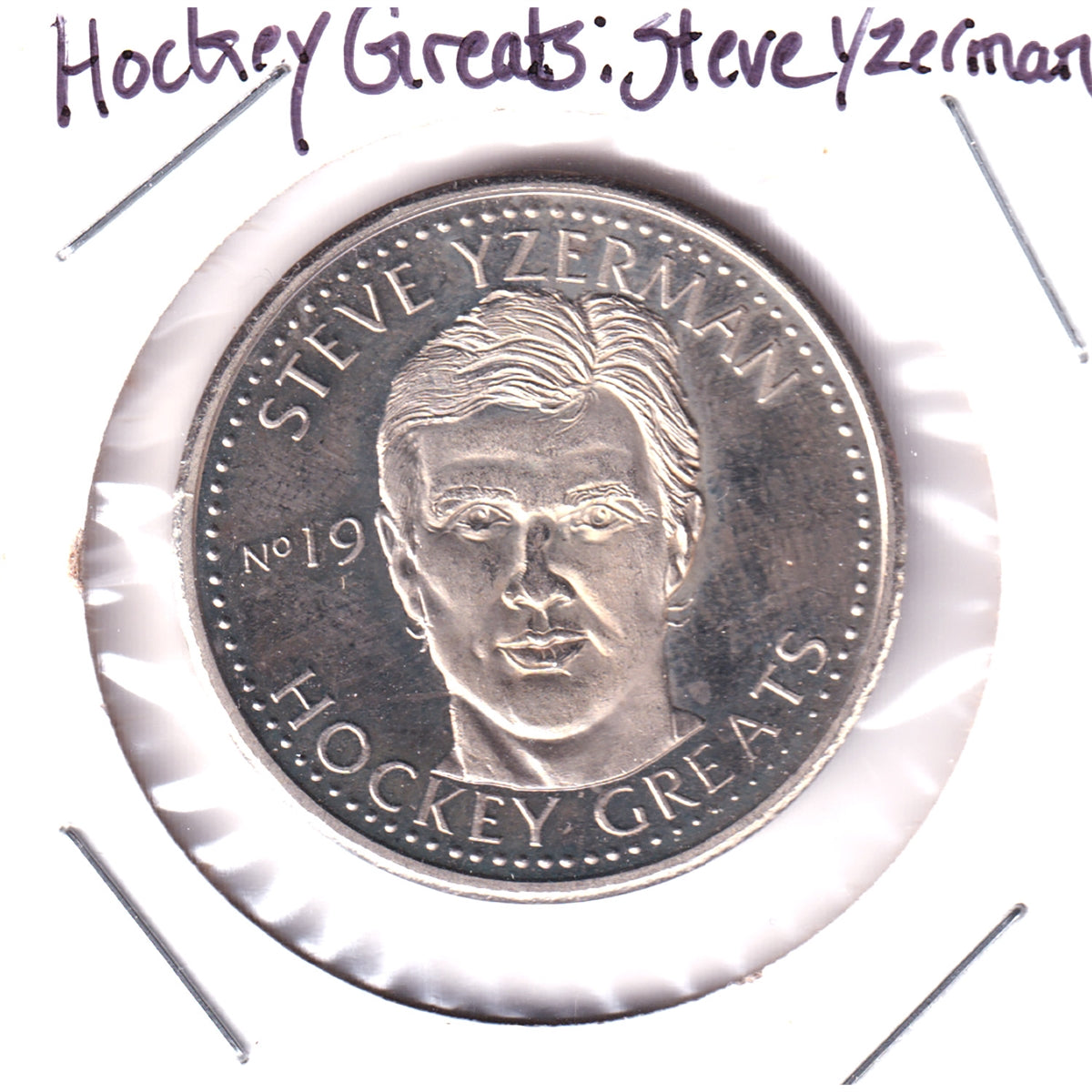 NHLPA Hockey Greats Coin Collection: Steve Yzerman Medallion – Colonial ...