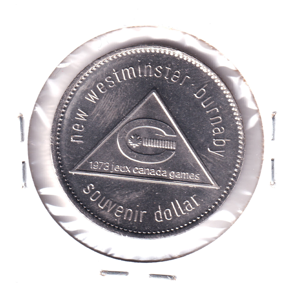 1973 Burnaby, New Westminster, Souvenir Dollar Trade Token: 1973 Canad ...