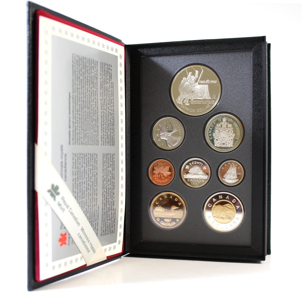 RDC 1997 Canada Proof Double Dollar Set from RCM (Silver coins toned ...