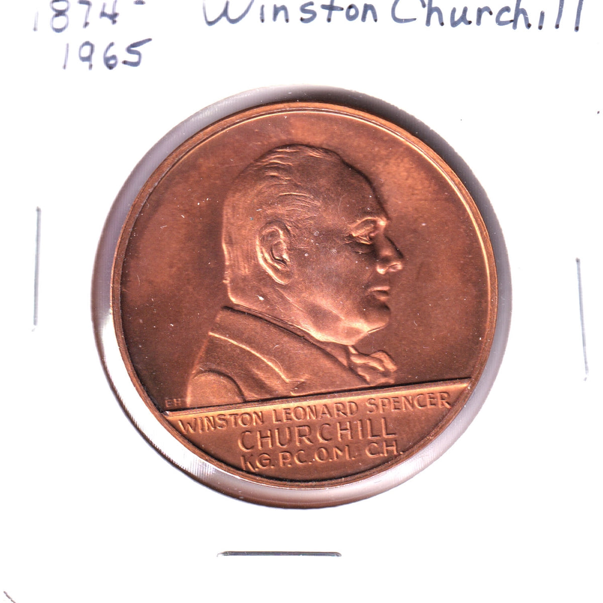 1965 Winston Churchill Medallion: A Golden Glorious Legend in His Own ...
