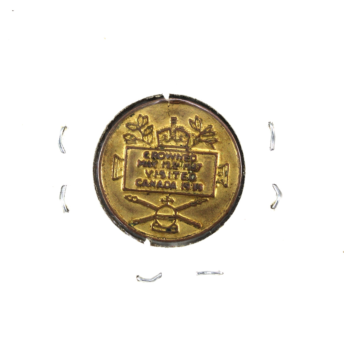 1939 King George VI & Queen Elizabeth Royal Visit to Canada Medallion ...