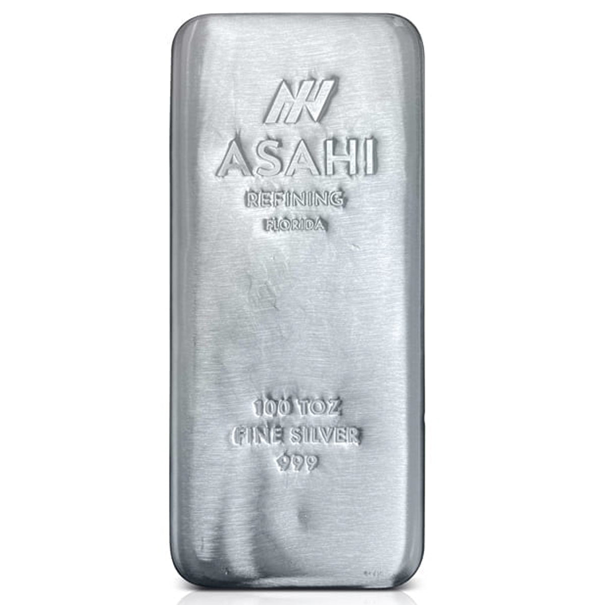 (LPO) Asahi 100oz .999 Poured Silver Bar (TAX Exempt) No Credit Cards ...
