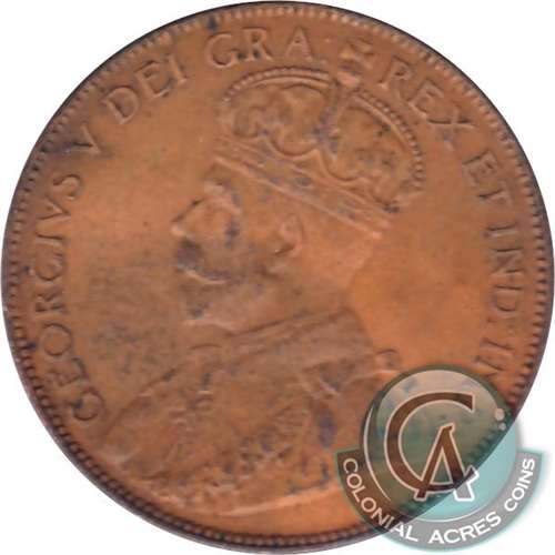 1920C Newfoundland 1-cent Extra Fine (EF-40) – Colonial Acres Coins