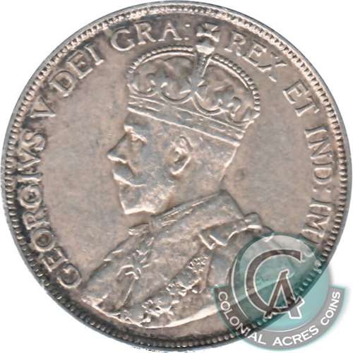 1911 Newfoundland 50-cents Extra Fine (EF40) – Colonial Acres Coins