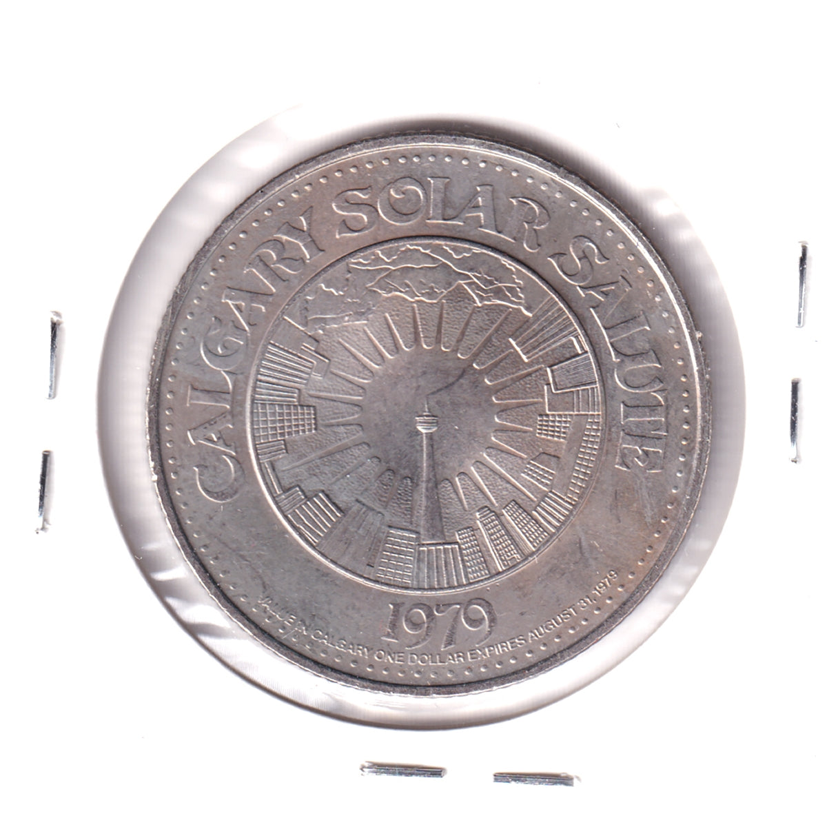 1979 Calgary Stampede Dollar Token (Saddle Privy Mark): Calgary Solar ...