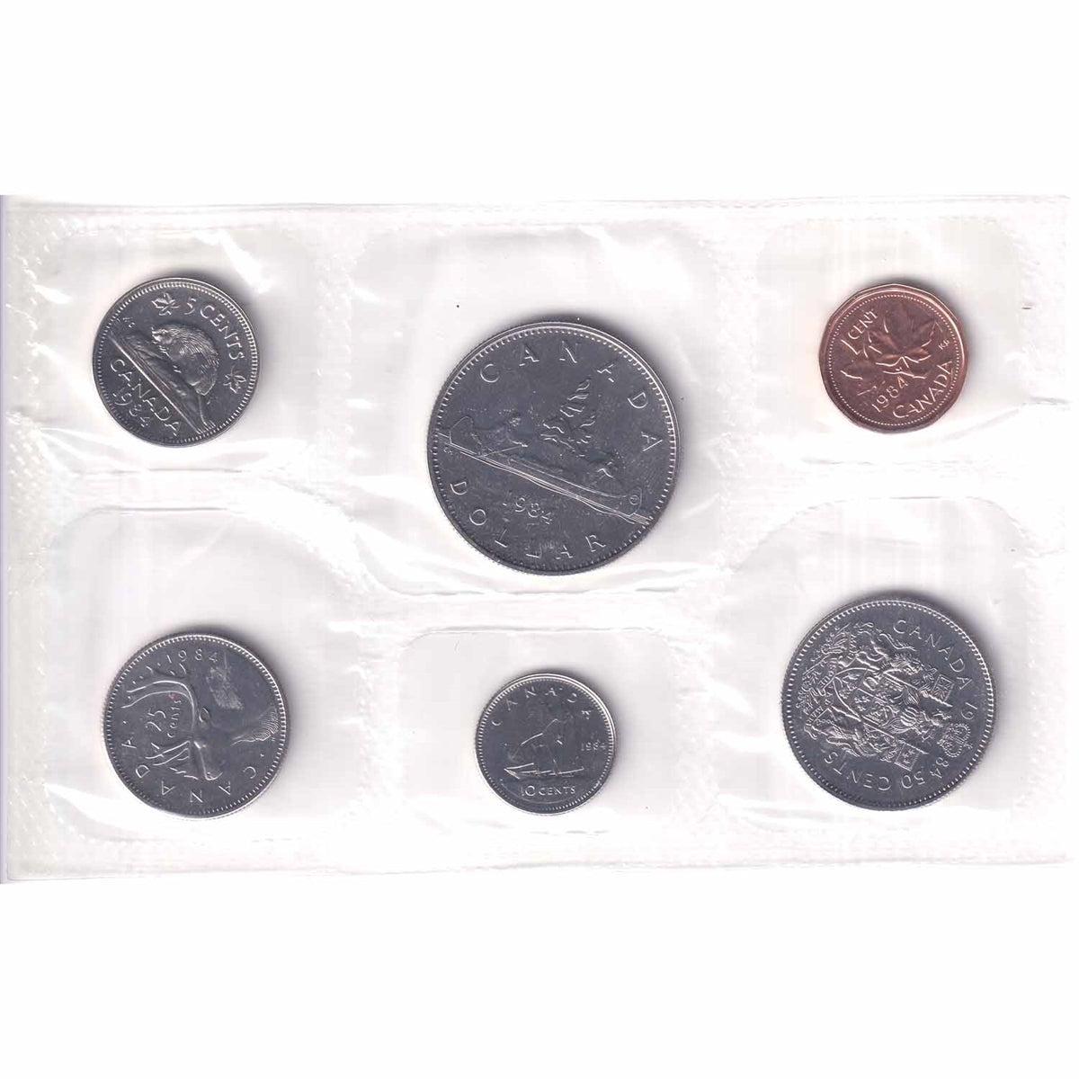 1984 Canada Proof Like Set in Original RCM Pliofilm – Colonial Acres Coins