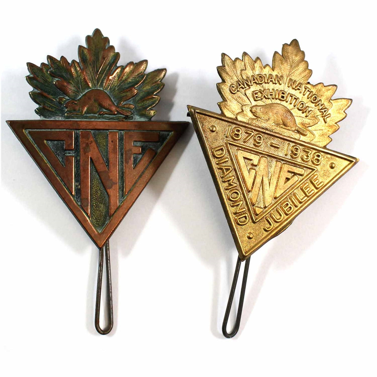Pair of Canadian National Exhibition Pins – Colonial Acres Coins