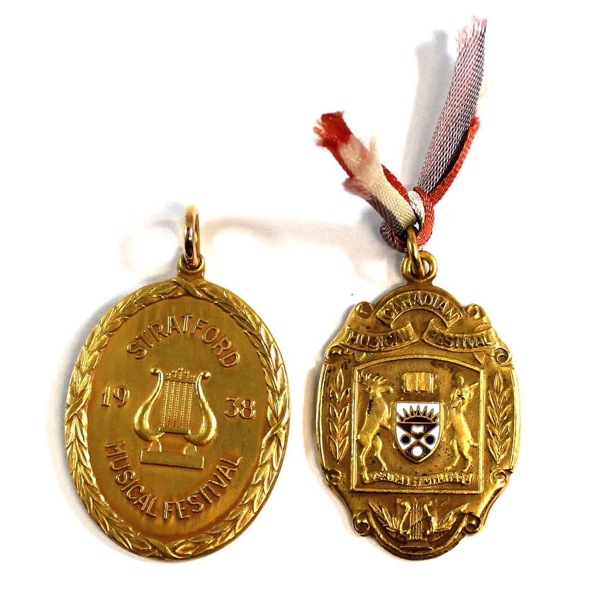 Pair of Gold Coloured Medals for Music Festivals in Canada – Colonial ...