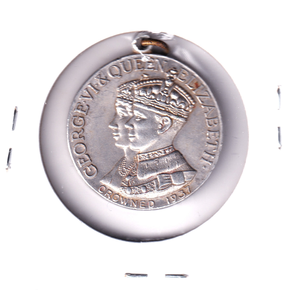 Brantford, Ontario, George VI & Queen Elizabeth Crowned 1937 Medallion ...