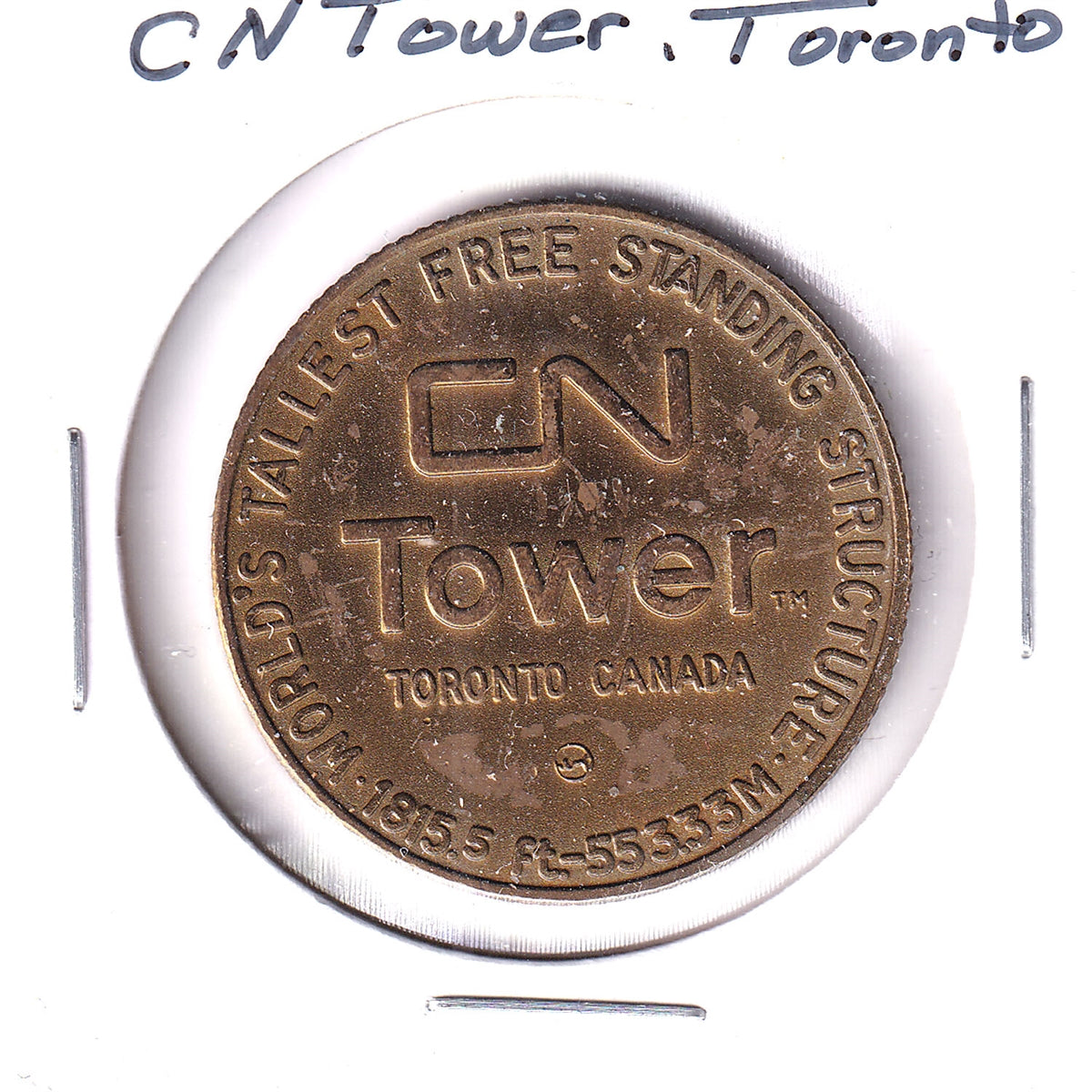 CN Tower - World's Tallest Free Standing Structure Medallion – Colonial ...