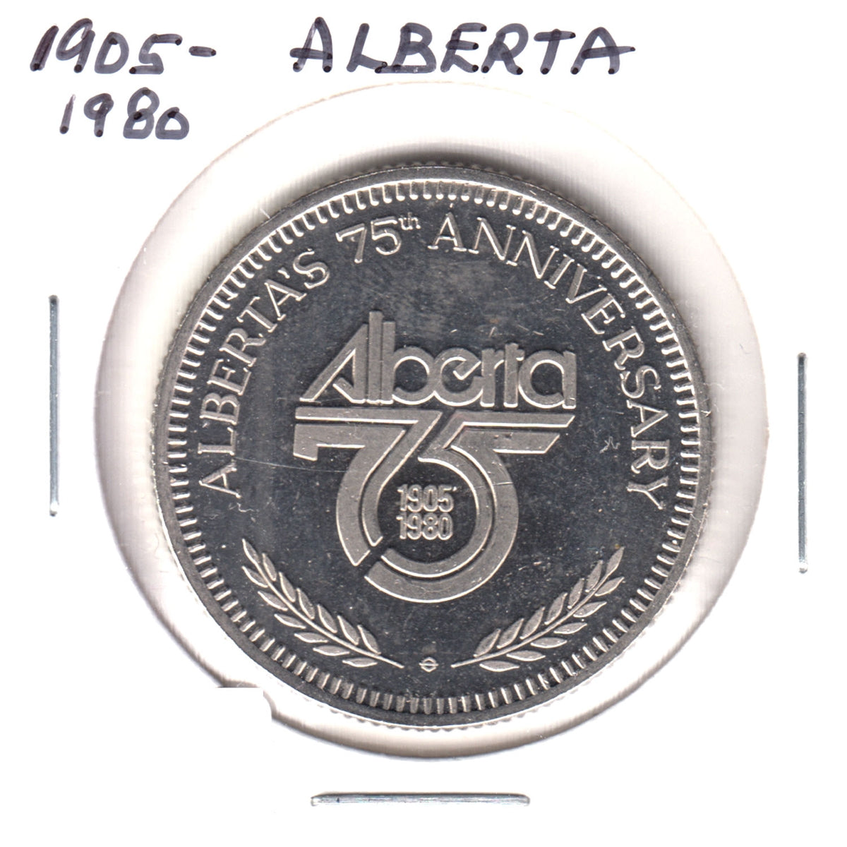 1980 Alberta 75th Anniversary Trade Dollar Token - McLennon District ...