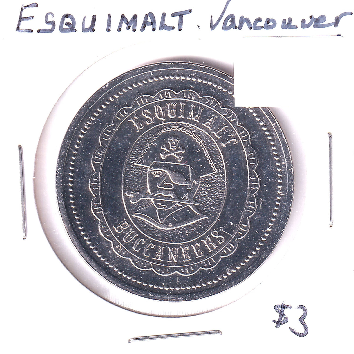 Esquimalt Buccaneers Vancouver Island Token – Colonial Acres Coins