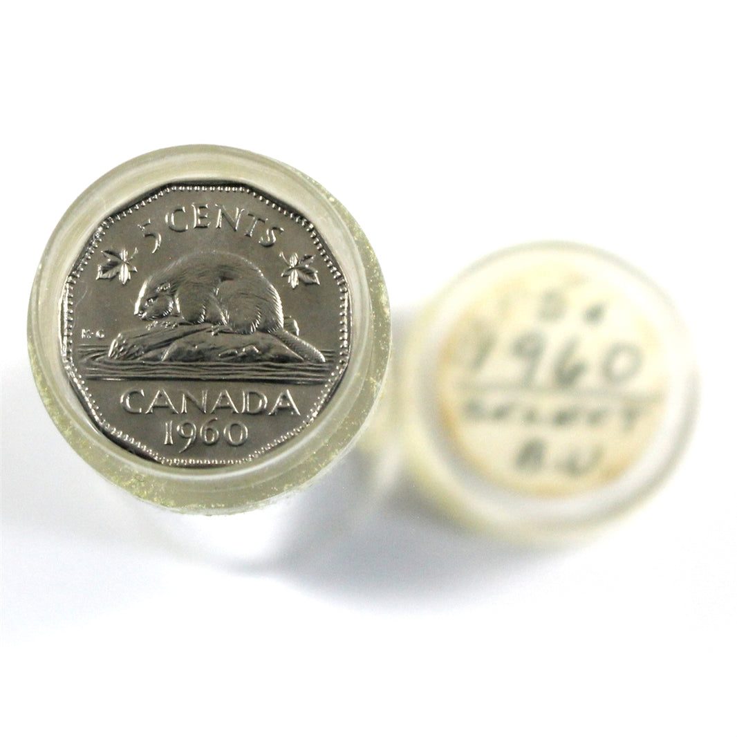 Canada 5-cent Rolls (40pcs) - Colonial Acres Coins