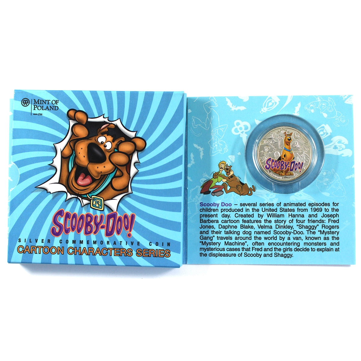 Niue 2013 $1 Cartoon Characters: Scooby-Doo! Sterling Silver in Case ...
