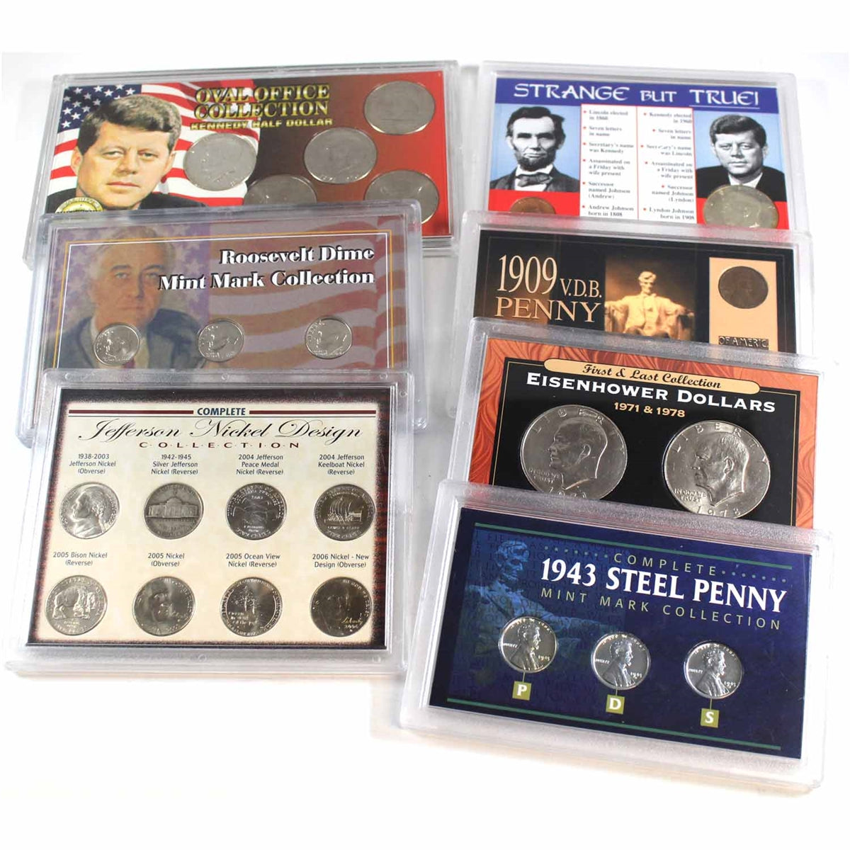 Group Lot of USA Historic and Commemorative Collector's Sets, 7Pcs (A ...