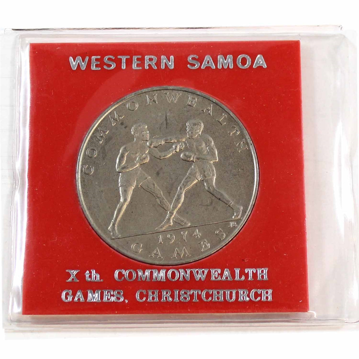 1974 Western Samoa $1 Commonwealth Games, Christchurch with holder ...