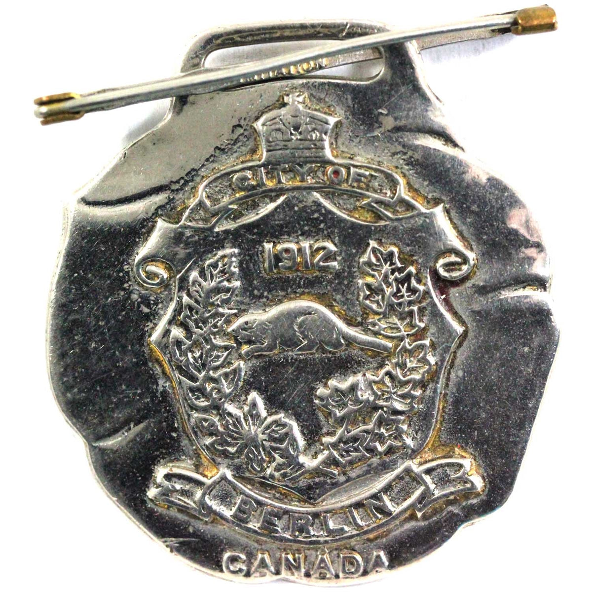 Berlin (Kitchener), Ontario, 1912 Cityhood Commemorative Medallion ...