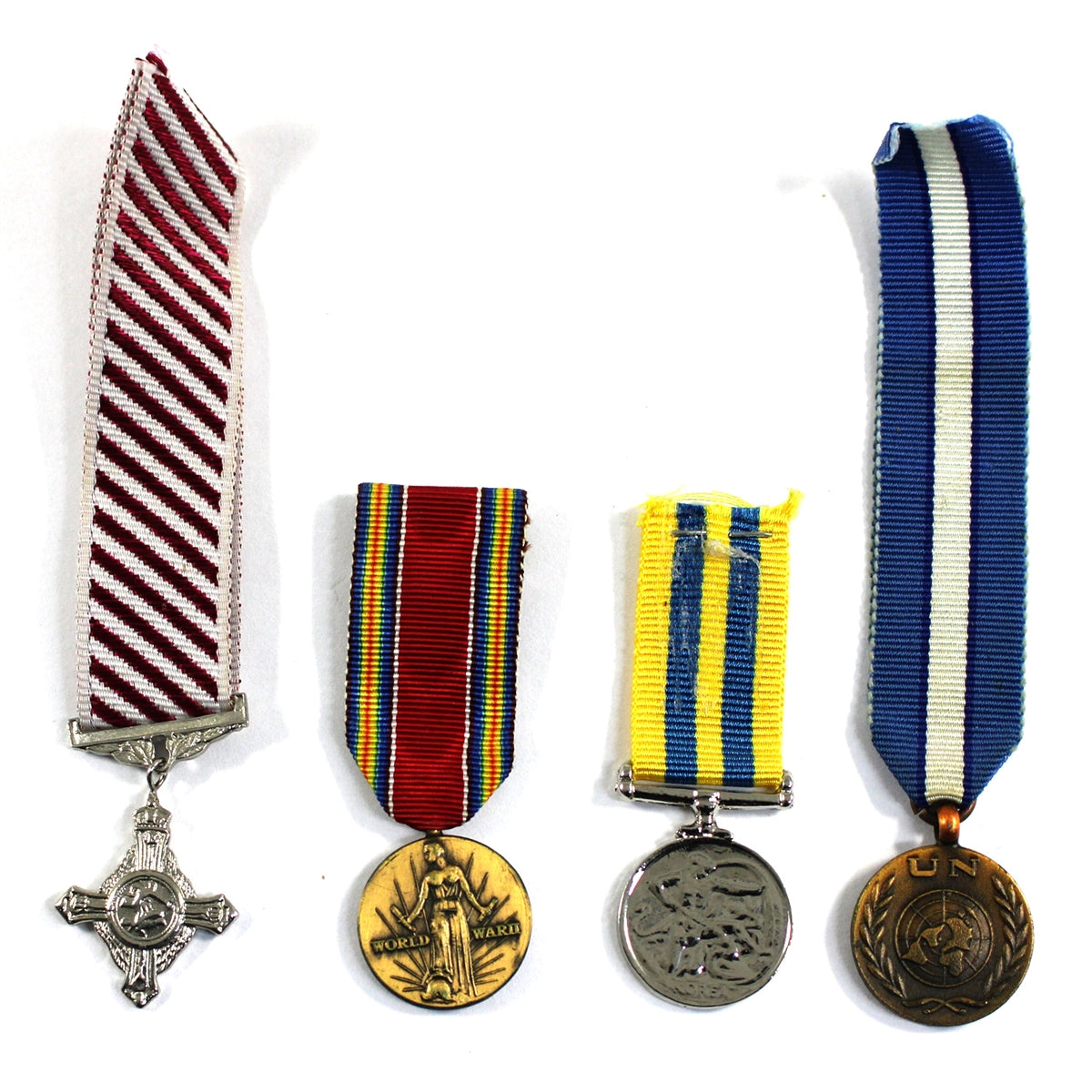 Lot of 4x Miniature Replica Military Medals, 4Pcs – Colonial Acres Coins