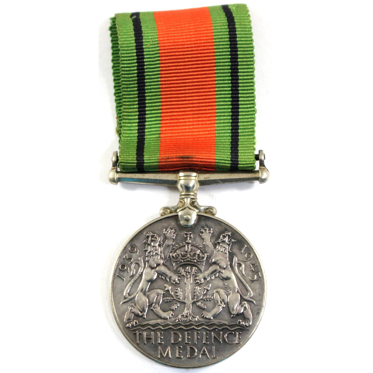 WWII Canada Defence Medal 1939-1945 with Ribbon, Silver (May be toned ...