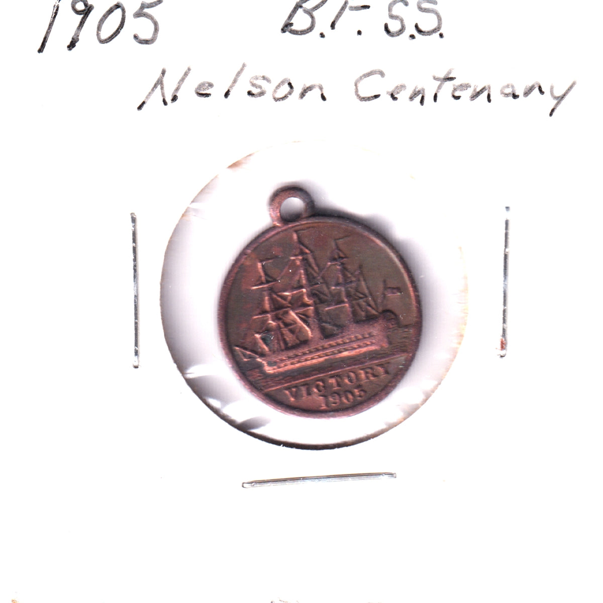 Great Britain 1905 Horatio Nelson Centenary Medallion with HMS Victory ...