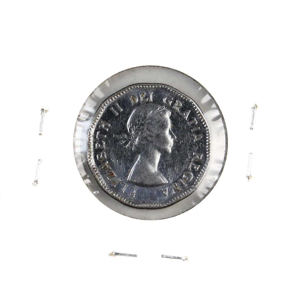 1953 NSS Canada 5-cents Extra Fine (EF-40) Scratched, corrosion, or im – Colonial Acres Coins