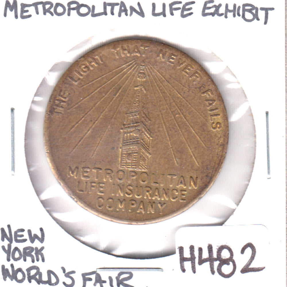 New York World's Fair Metropolitian Life Exhibit Token – Colonial Acres ...