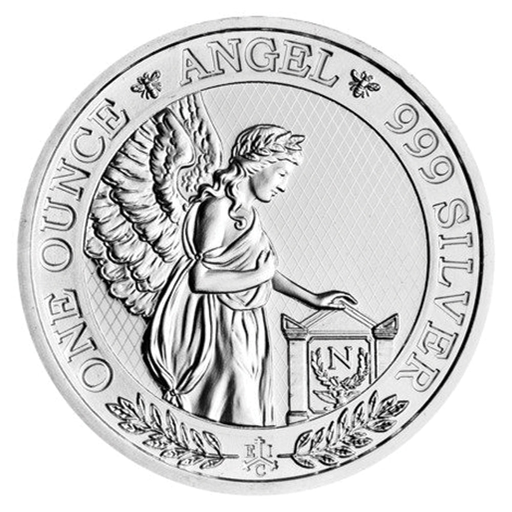 2021 EIC 1-Pound Saint Helena Napoleon Angel 1oz .999 Silver Coin (No ...