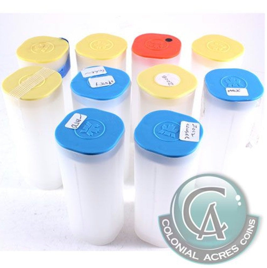 10 x Empty Silver Maple Leaf Tubes (38mm) – Colonial Acres Coins