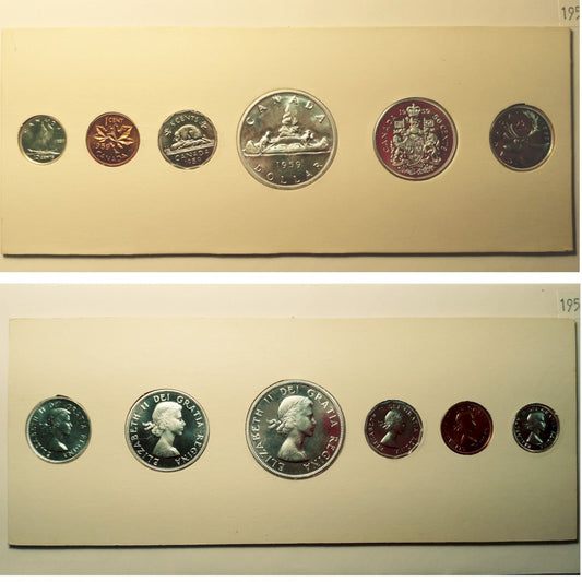 1953-1959 Royal Canadian Mint Items - Colonial Acres Coins