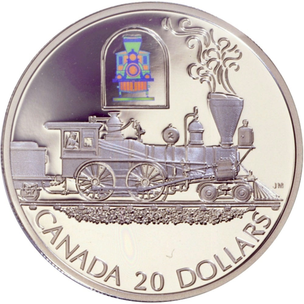 RDC 2000 Canada $20 Transportation Train - The Toronto Sterling Silver ...