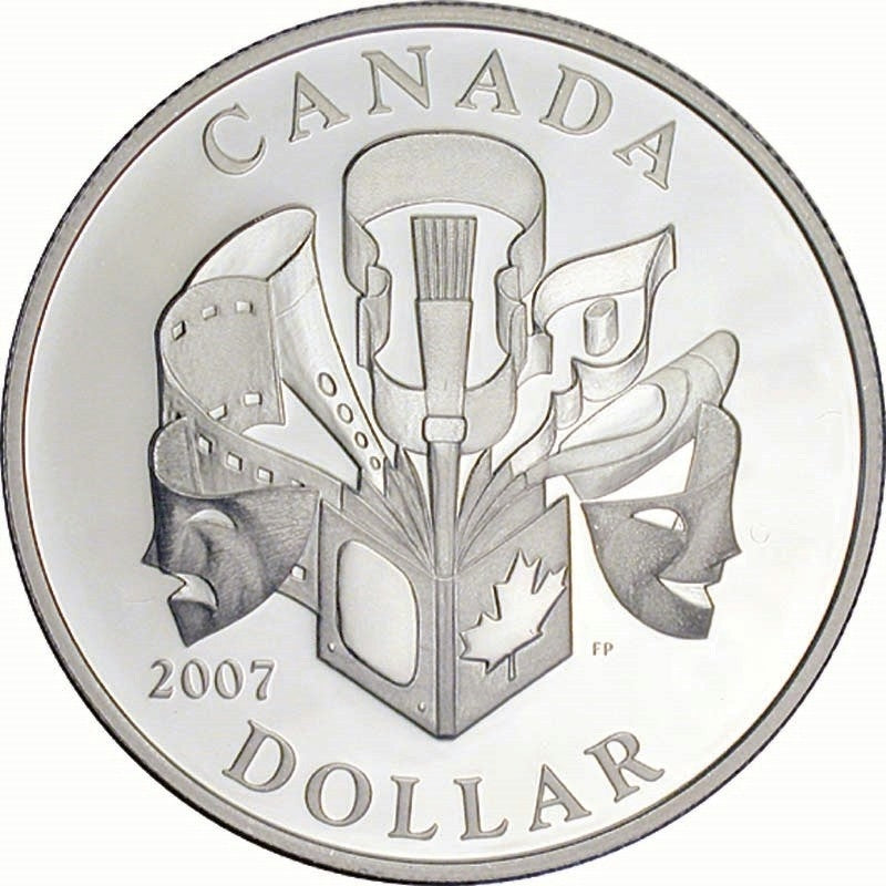 RDC 2007 Canada Celebration of the Arts SE Proof Sterling Silver Dolla ...
