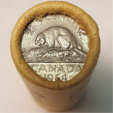 Canada 5-cent Rolls (40pcs) - Colonial Acres Coins