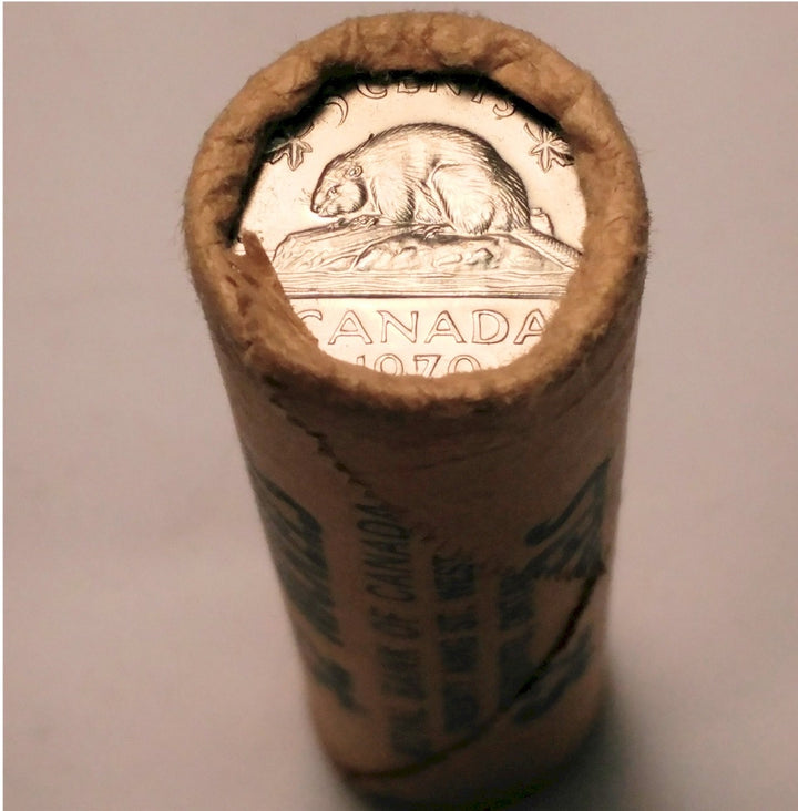 Canada 5-cent Rolls (40pcs) - Colonial Acres Coins