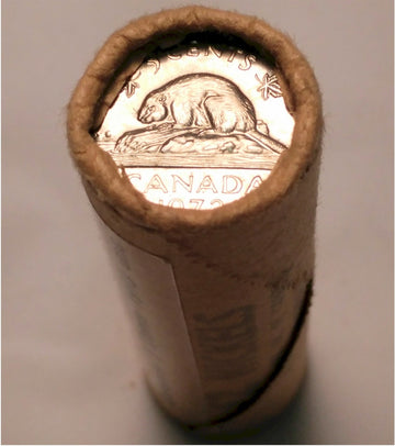 Canada 5-cent Rolls (40pcs) - Colonial Acres Coins